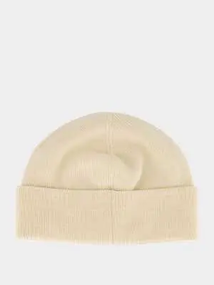 Valentino Garavani Embroidered Wool Beanie - Cream