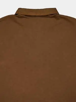 JAMES PERSE Classic Polo Shirt - Brown