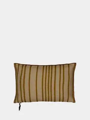 Maison De Vacances Embroidered Myre Cushion - Brown