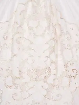 Zimmermann Daylight Waisted Linen Maxi Dress - Cream