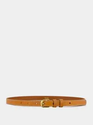 FRAME Classic Leather Belt Brown