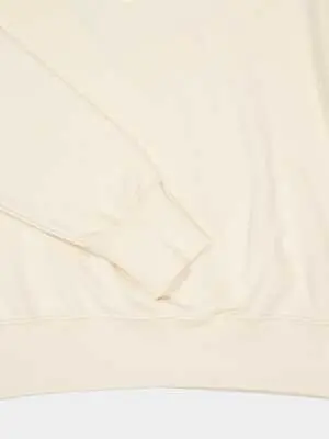 Alexander McQueen Flocked Logo Sweatshirt - Cream