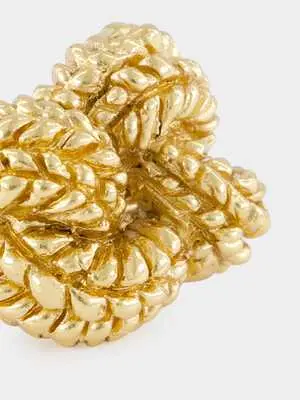 PAOLA SIGHINOLFI Knot Ring In 18k Plated Pewter