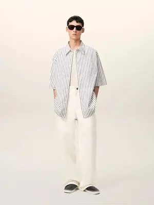 AMI Paris Cotton Worker Trousers