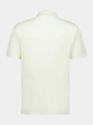 Alexander McQueen Ivory Logo Polo Shirt - Cream