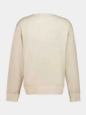 120% Lino Safari Soft Linen Sweater - Cream