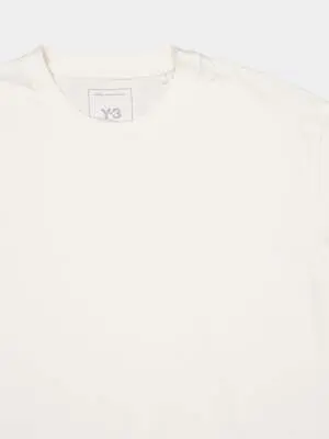 Y3 Chalk White Regular Fit T-shirt - Cream