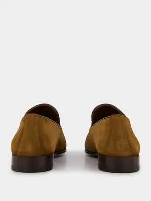 Manolo Blahnik Chester Suede Tassel Loafers