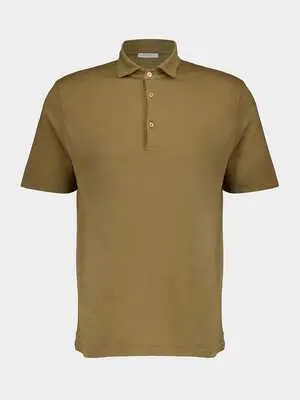 Boglioli Nut Cotton Polo Shirt