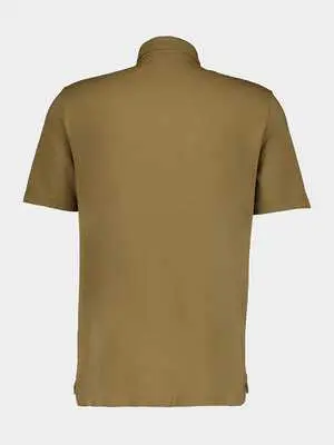 Boglioli Nut Cotton Polo Shirt