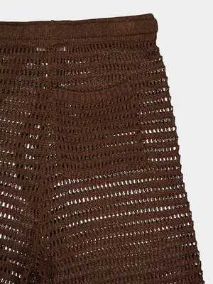 Commas Open-knit Shorts