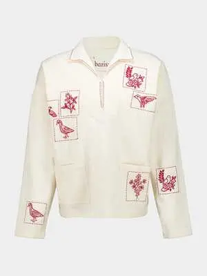 BAZISZT Off-white Hauz Shirt - Cream