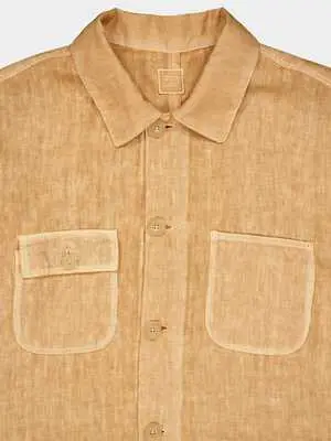 120% Lino Linen Button-down Jacket