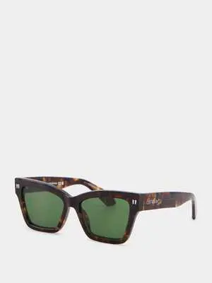 Off-White Cincinnati Tortoiseshell Sunglasses - Brown