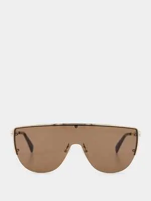 Alexander McQueen Eyewear Skull Sunglasses - Brown