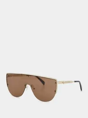Alexander McQueen Eyewear Skull Sunglasses - Brown