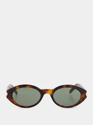 Saint Laurent Sl 567 Rounded Cat-eye Sunglasses - Brown