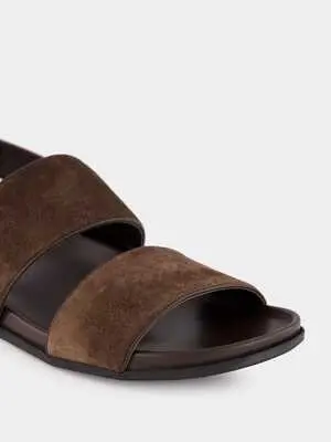 Manolo Blahnik Golby Suede Fussbett Sandals