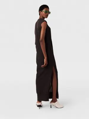 Stella McCartney Asymmetric Draped Maxi Dress