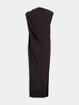 Stella McCartney Asymmetric Draped Maxi Dress