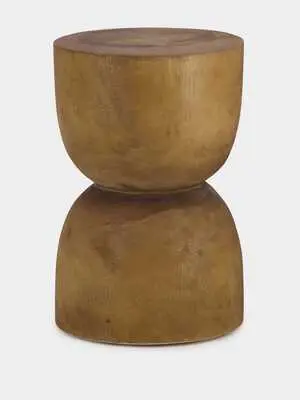BAZAR BIZAR Azure Suar Wood Stool - Brown