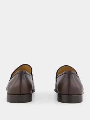 FERRAGAMO Testa Di Moro Loafer With Gancini Ornament