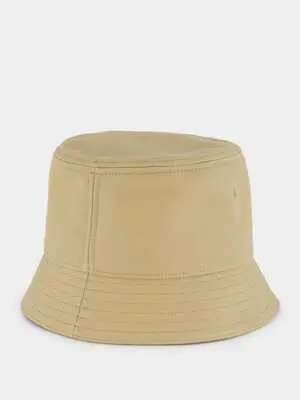 Valentino Garavani Cotton Bucket Hat With Vlogo - Beige