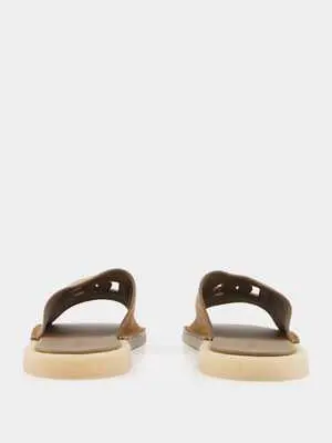 Dolce & Gabbana Dg Logo Suede Sliders