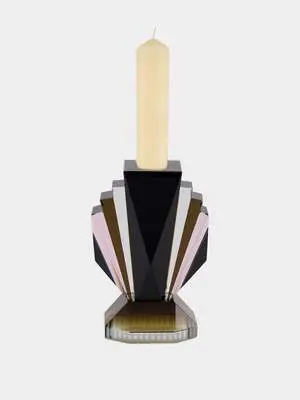 REFLECTIONS COPENHAGEN Brooklyn Candle Holder - Brown