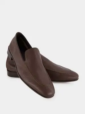 Manolo Blahnik Truro Calf Leather Loafers