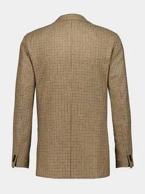 Boglioli Classic Fit Virgin Wool Blazer - Brown
