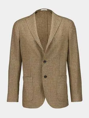 Boglioli Classic Fit Virgin Wool Blazer - Brown