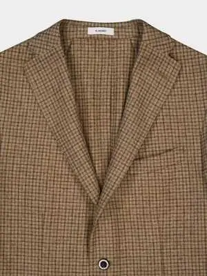 Boglioli Classic Fit Virgin Wool Blazer - Brown