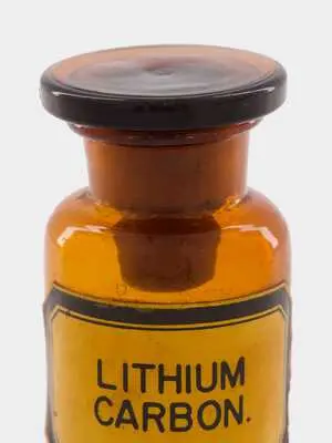 All Origine Lithium Carbonate Amber Glass Pharmaceutical Bottle