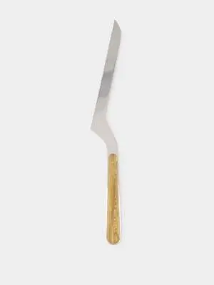 NEVA Set Of 4 Cheese Knives With Pine Handles
