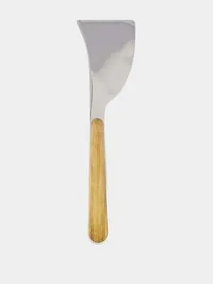 NEVA Set Of 4 Cheese Knives With Pine Handles