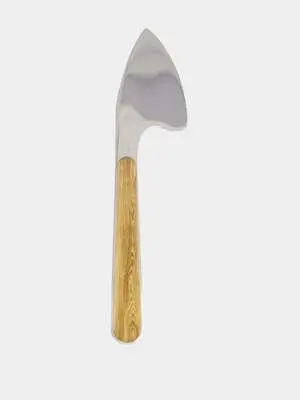 NEVA Set Of 4 Cheese Knives With Pine Handles
