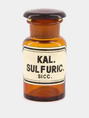 All Origine Potassium Sulfate Amber Glass Pharmaceutical Bottle - Brown