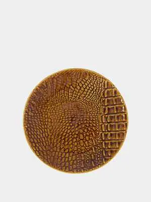HOUSE OF CAPRICORN Jacaré Ceramic Dessert Plate