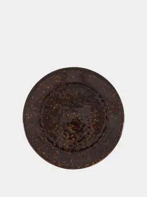 HOUSE OF CAPRICORN Tartaruga Ceramic Dessert Plate - Brown