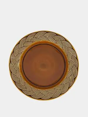 HOUSE OF CAPRICORN Vime Ceramic Dinner Plate By