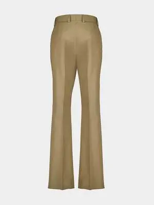 FERRAGAMO Organic Brushed Cotton Trousers