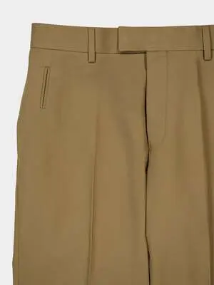 FERRAGAMO Organic Brushed Cotton Trousers