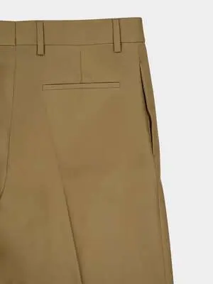 FERRAGAMO Organic Brushed Cotton Trousers