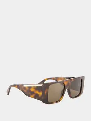 Gucci Rectangular Frame Sunglasses - Brown