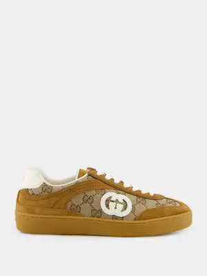 Gucci Suede Sneaker - Brown