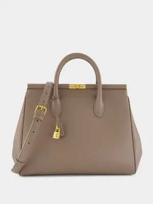 Dolce & Gabbana Marlene Top Handle Bag Brown
