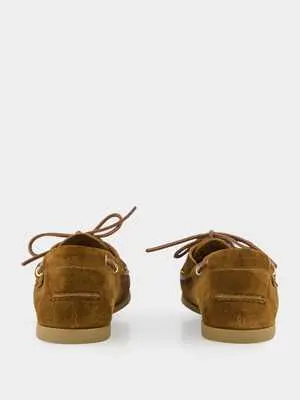 TOM FORD Tobacco Robin Suede Loafers - Brown