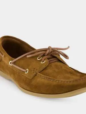 TOM FORD Tobacco Robin Suede Loafers - Brown