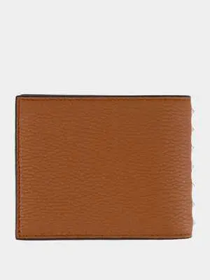 Valentino Garavani Saddle Rockstud Wallet - Brown